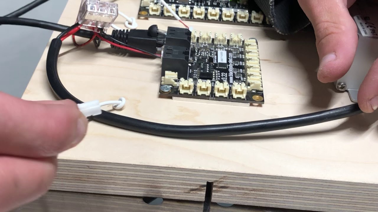 Maintenance: Move Cable location on electronic Card - YouTube