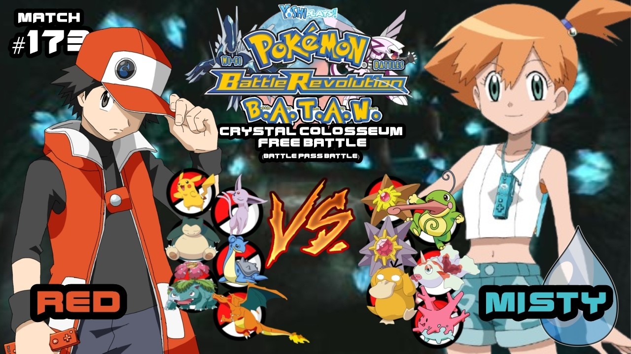 Pokemon Battle Revolution BATAW (Wi-Fi Battles) Match #173: Red vs ...