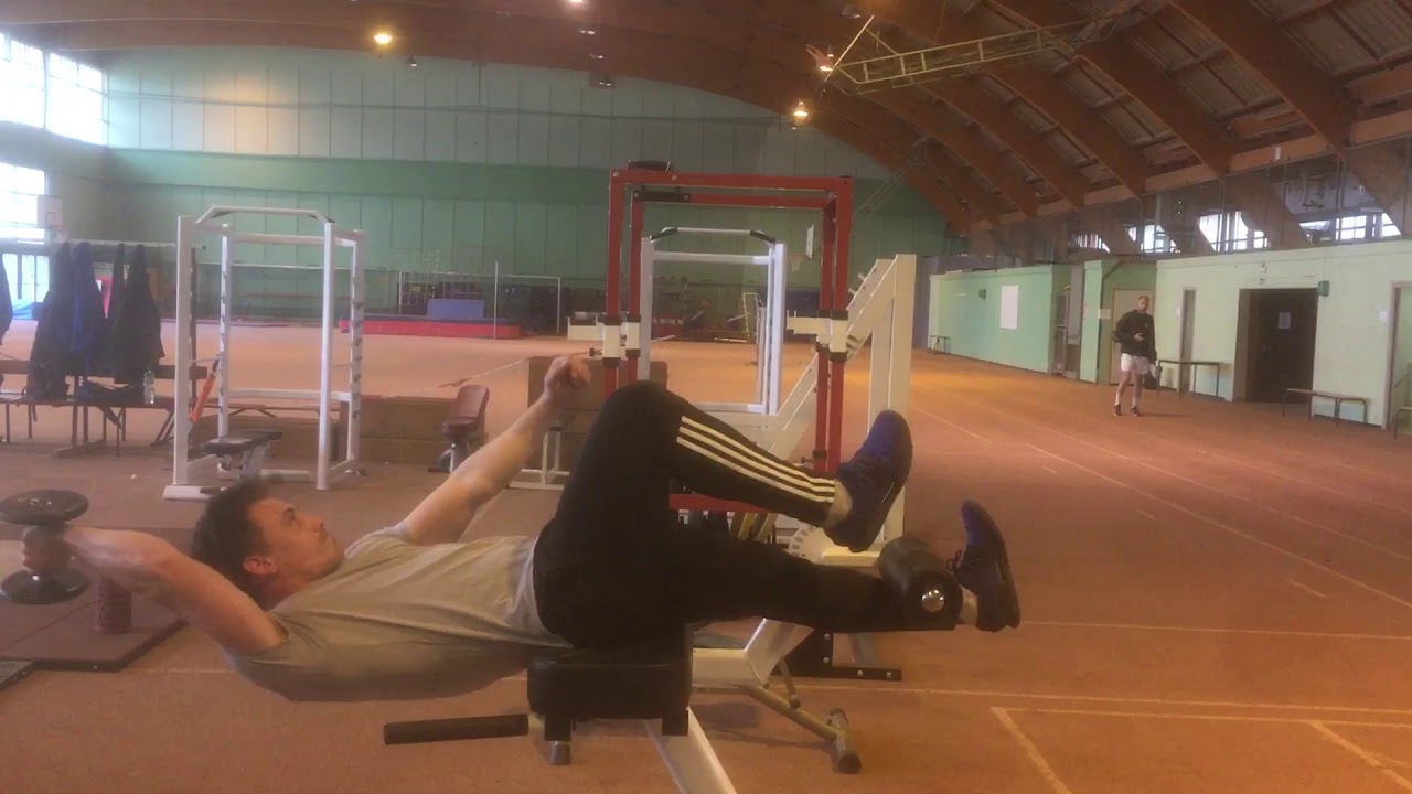 Gainage choc banc lombaire - pull-over fléchi/tendus unilatéral en ...