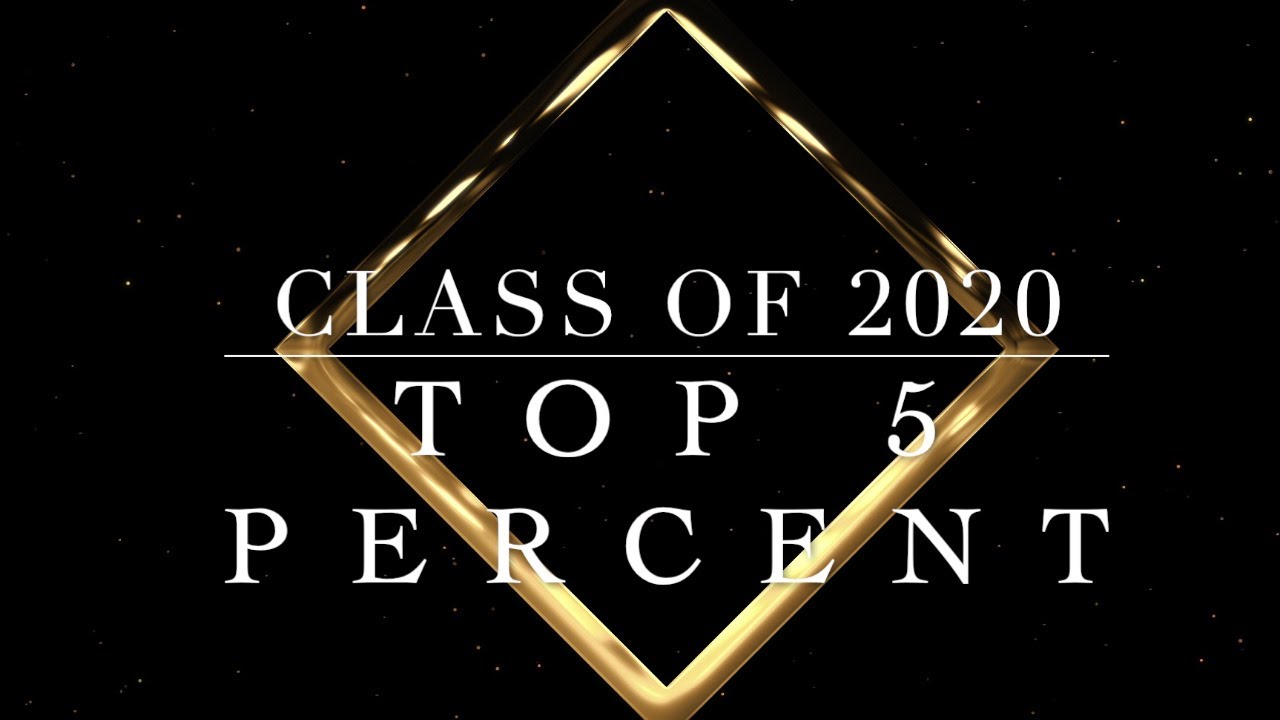 Class of 2020 Top 5 Percent - YouTube