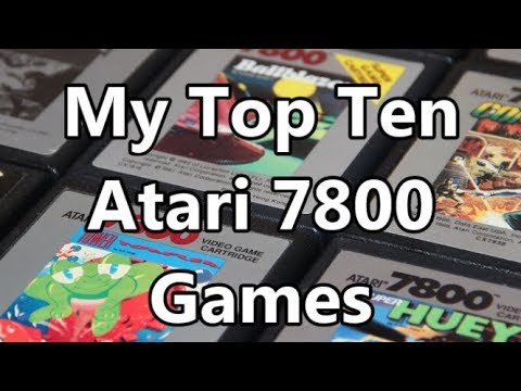My Top Ten Best Atari 7800 Games - The No Swear Gamer - YouTube