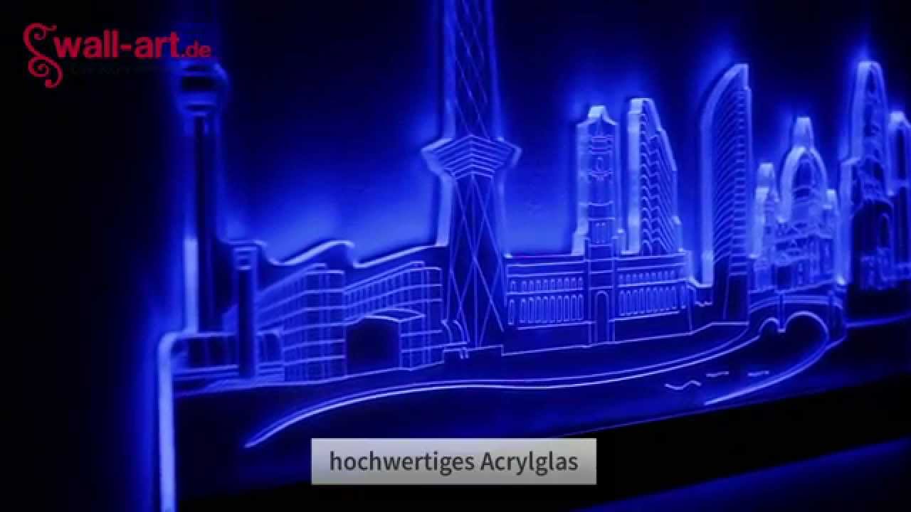 Beleuchtete Skylines mit LED-Technik - YouTube
