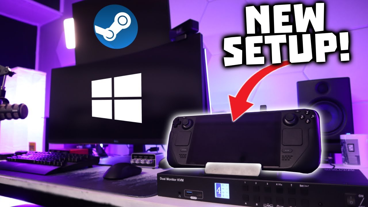 My Steam Deck Desktop Setup 2.0 - YouTube