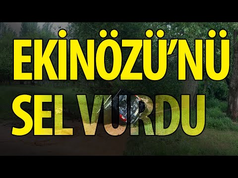 Ekinözü İlçesinde Sağanak Sonrası Sel Meydana Geldi.