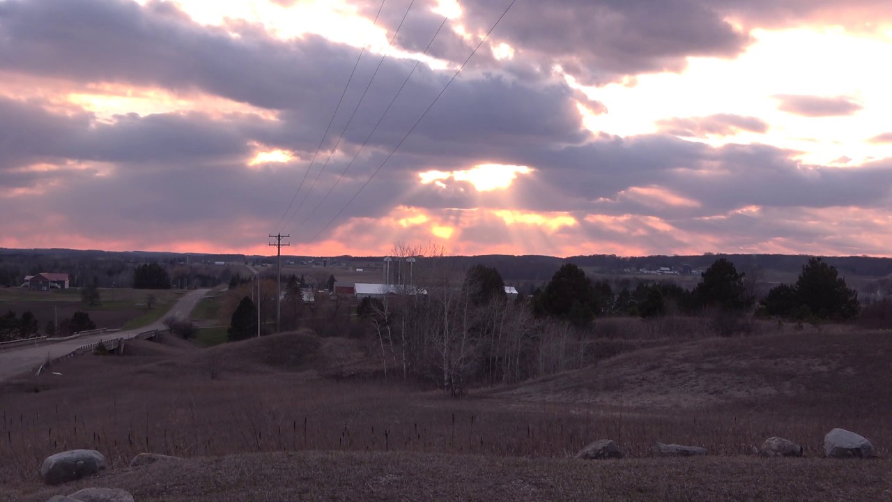 Ogemaw County Sunset - YouTube
