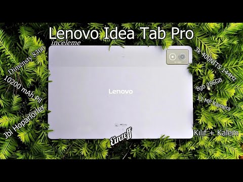 Lenovo Idea Tab Pro inceleme  ( Laptop gibi tablet ) + Kılıf & Kalem