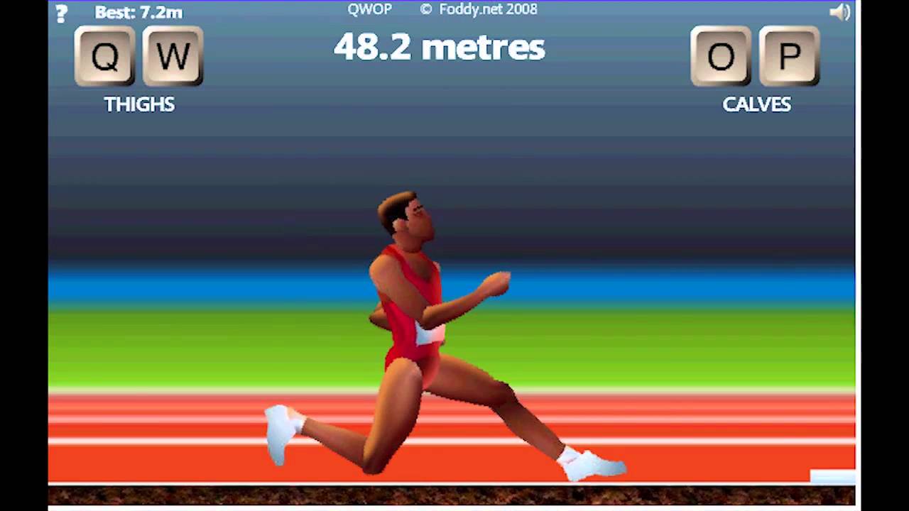 If the QWOP guy could talk - YouTube