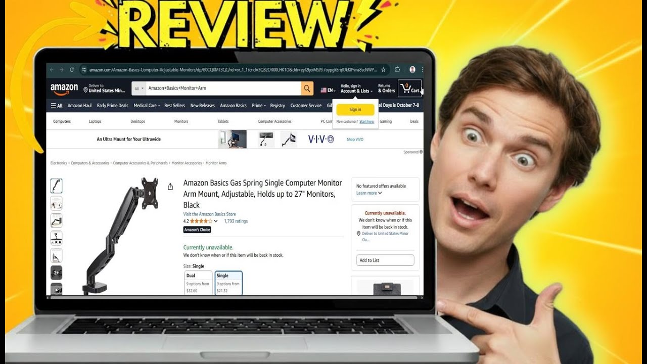 Amazon Basics Monitor Arm Review: Uncovering the $60 Truth in 2025 ...