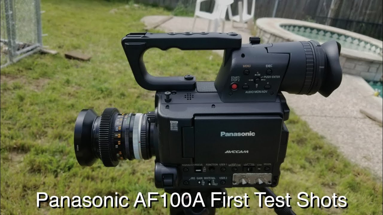 Panasonic AF100A first test shots - YouTube