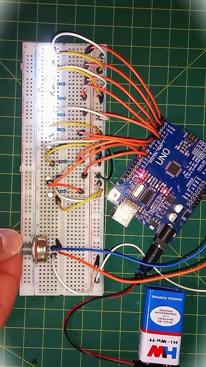 Control LEDs With Potentiometer 10k #arduino - YouTube