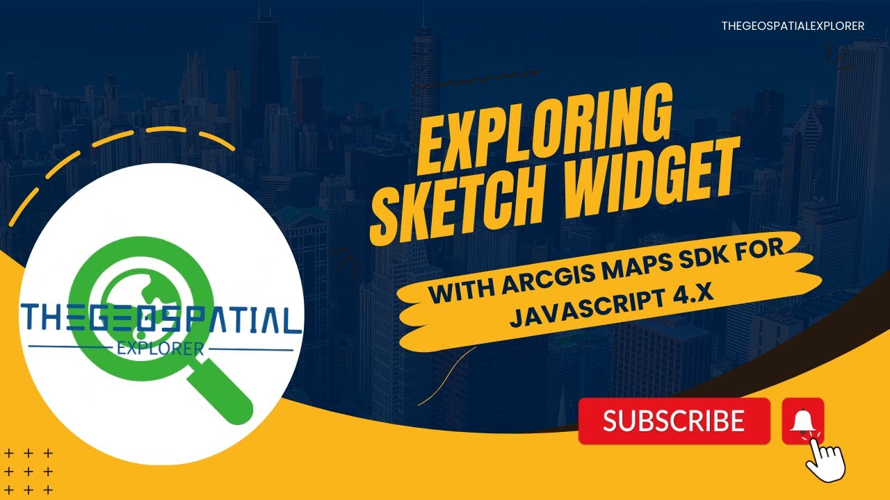 Exploring Sketch Widget-ArcGIS Maps SDK for JavaScript - YouTube