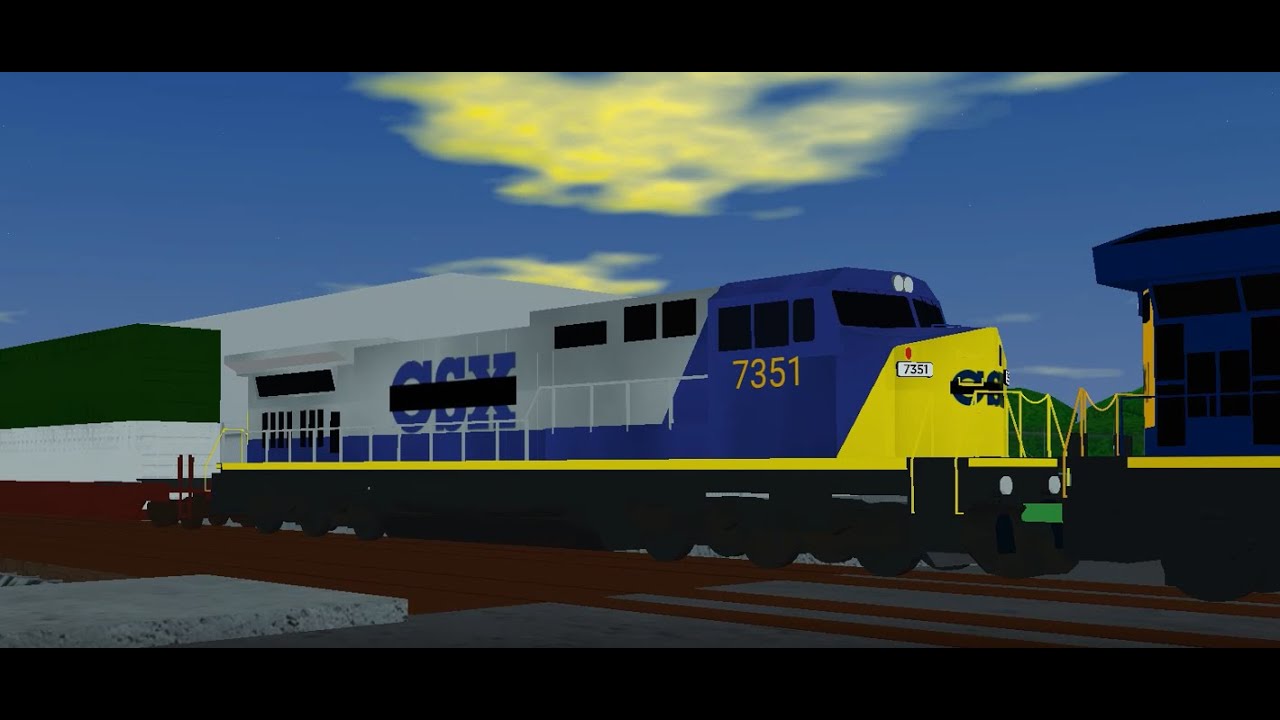 CSX Intermodal at Roblox Ft GECX - YouTube