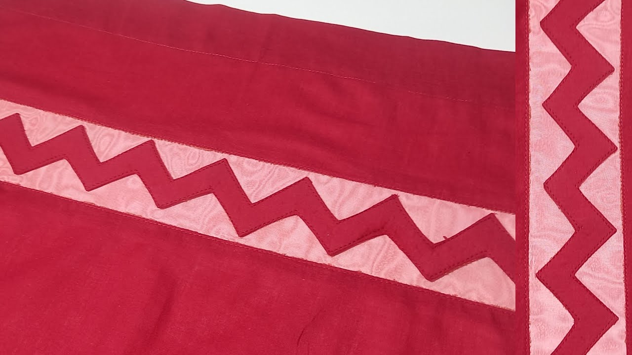 Simple Trouser Design with Tissue Fabric || New Trouser Design - YouTube