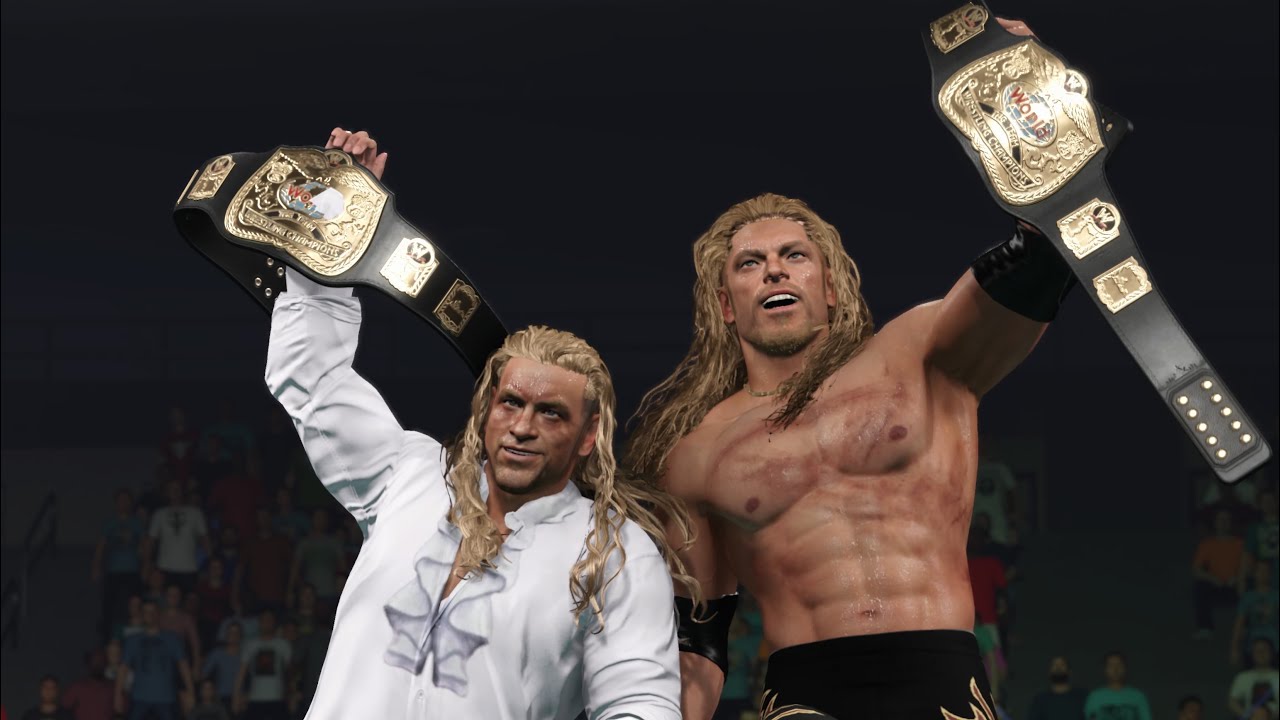 WWE 2K25 - Edge & Christian vs The Dudley Boyz vs Hardy Boyz - Ladder ...