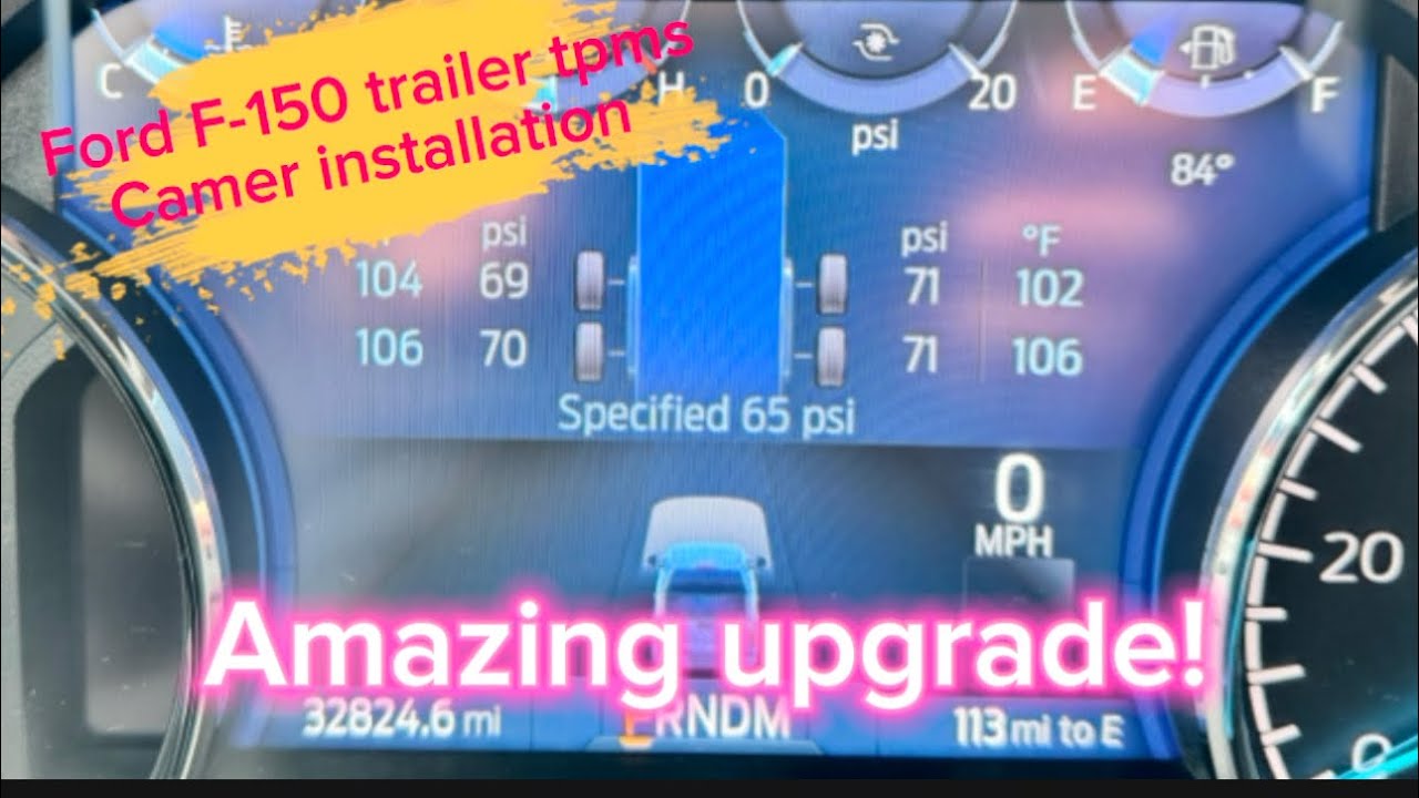 ford f-150 trailer TPMS / rear camera kit installation #rvlife #f150 # ...