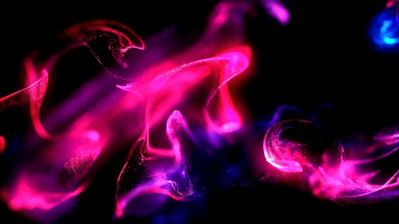 🎬 4K Screensaver – Pink and Purple Neon Light Particles in Motion (No ...