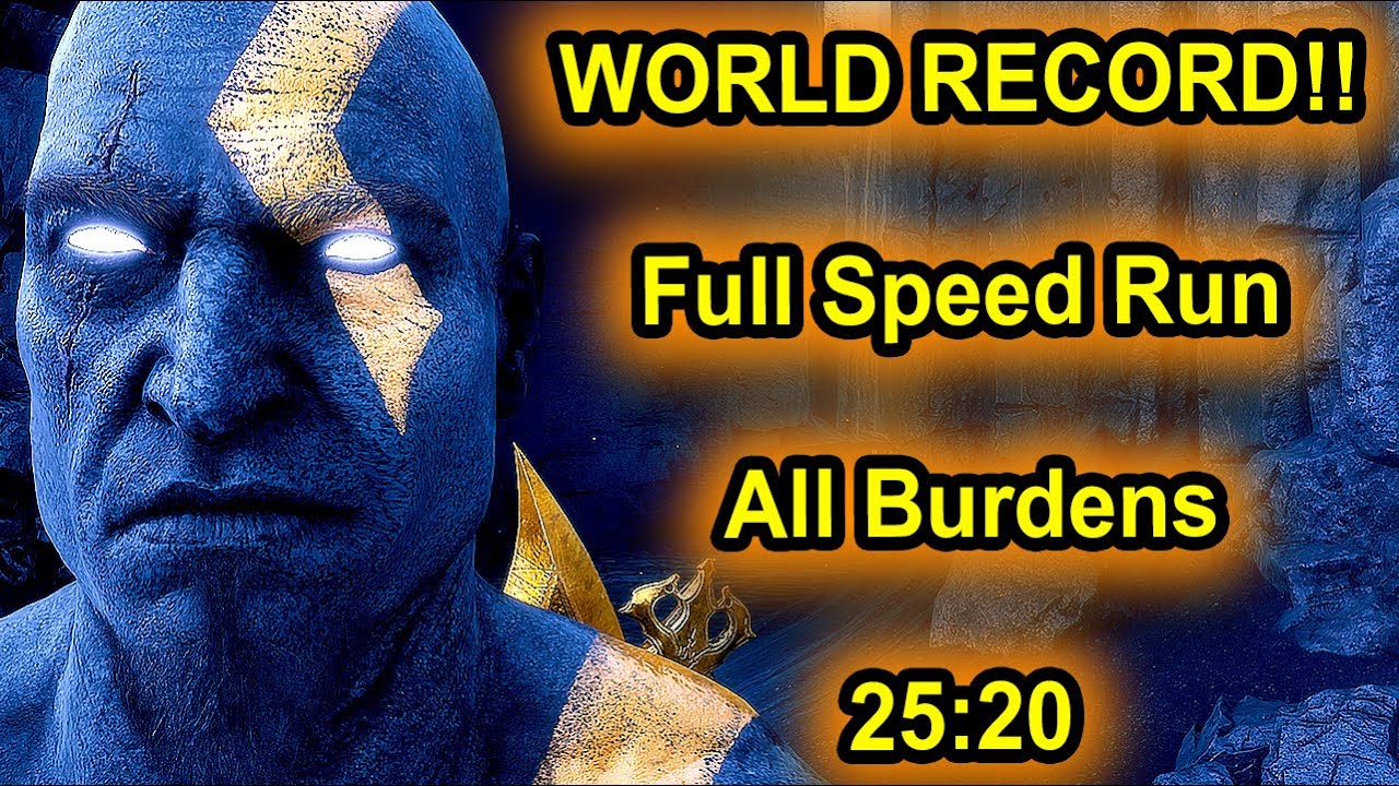 WORLD RECORD!! Fully Speed Running God of War Valhalla in 25:20 on ...