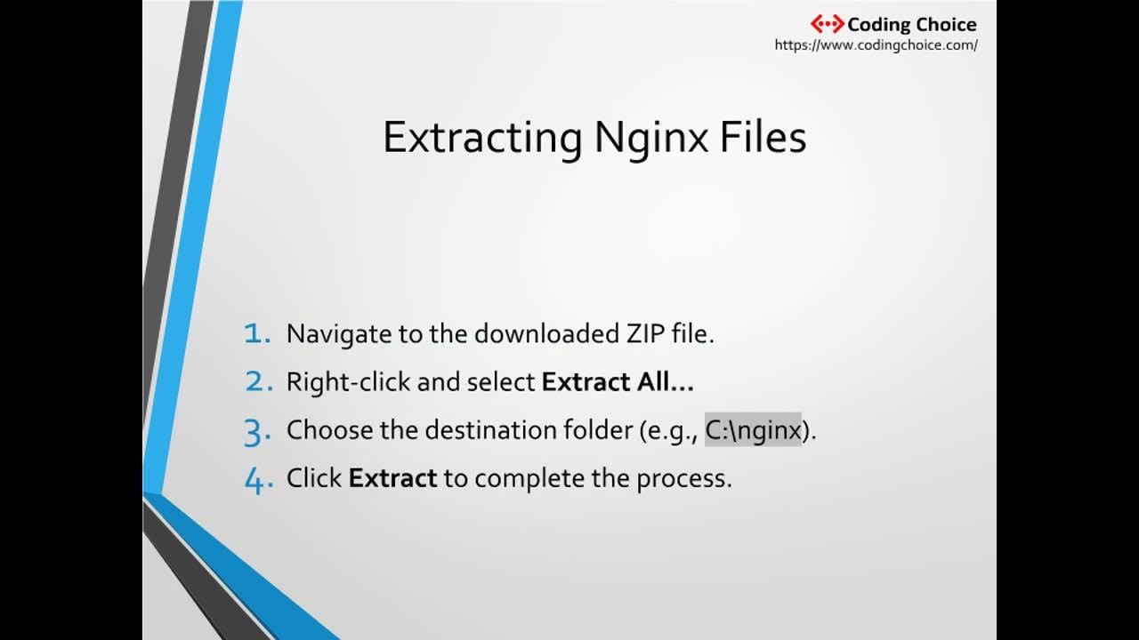 Nginx Installation on a Windows machine - YouTube