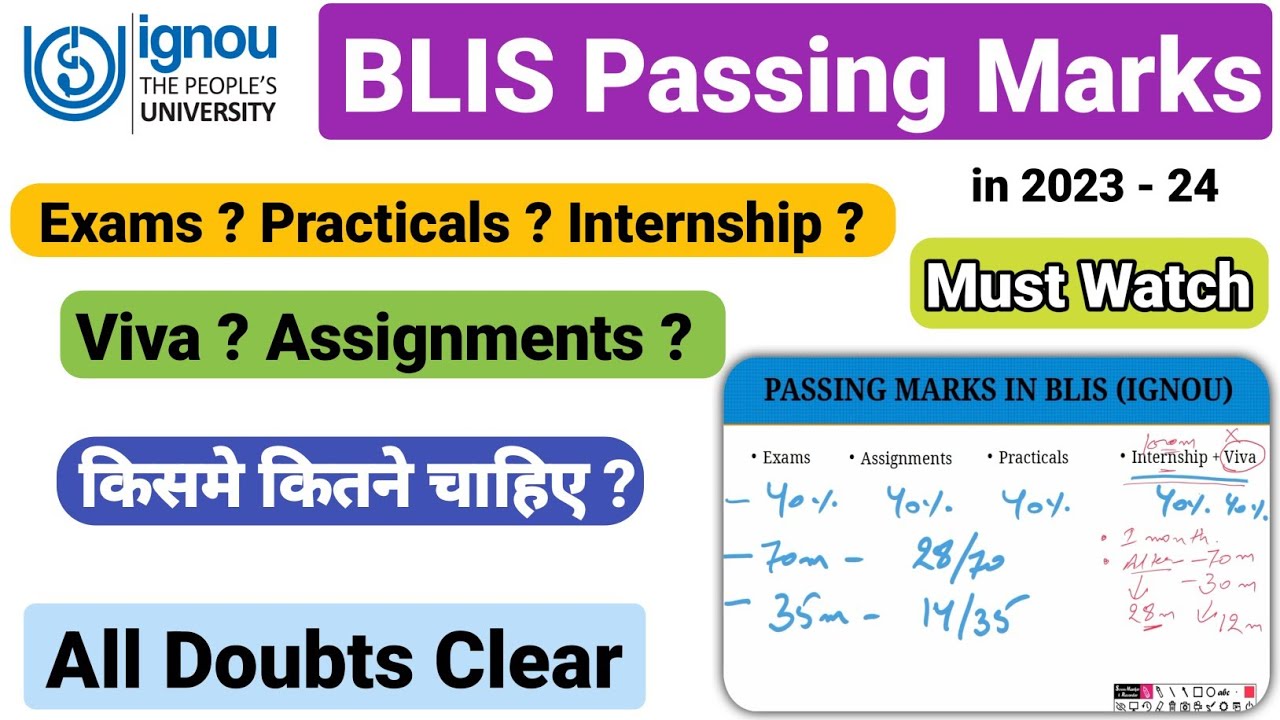 BLIS IGNOU Passing Marks In 2023 Ignou Mein Passing Marks Kitne Hain blis-ignou-passing-marks-in-2023-ignou-mein-passing-marks-kitne-hain
