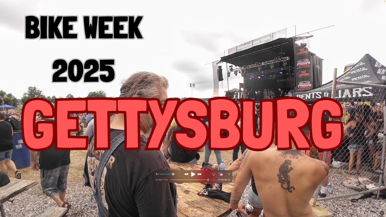 GETTYSBURG BIKE WEEK 2025 with John from MyBunker - YouTube