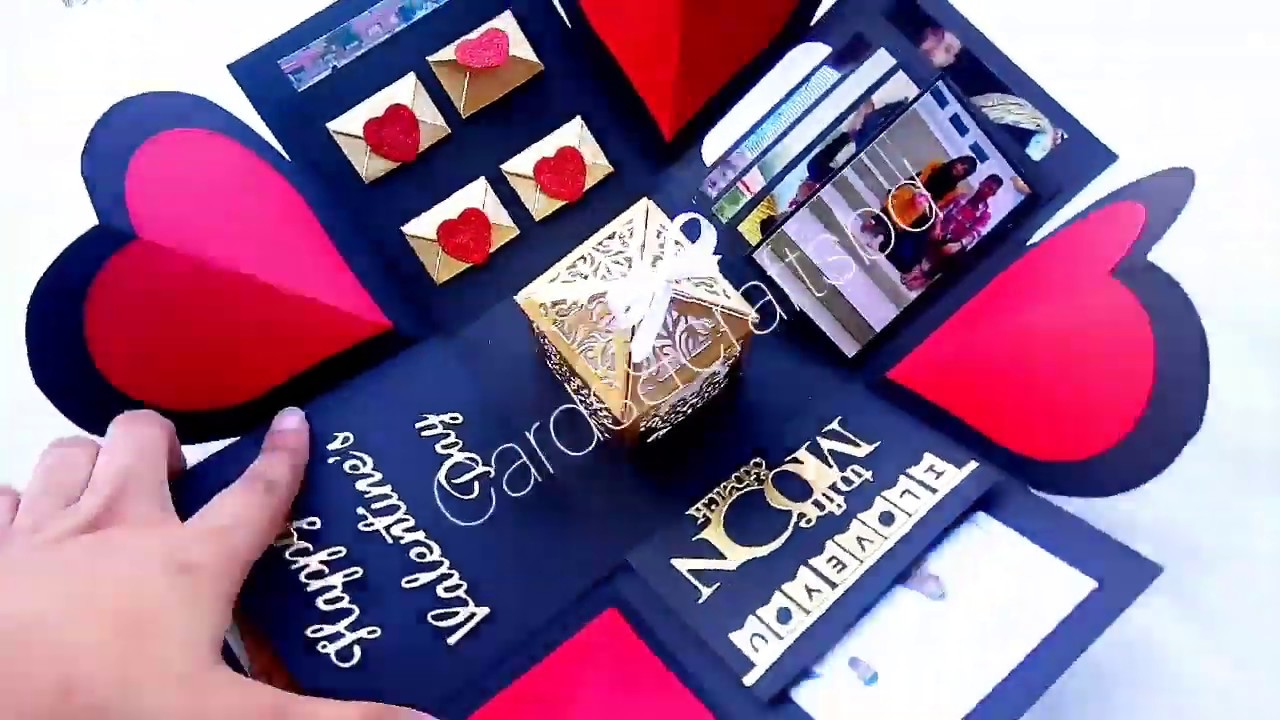 DIY: Explosion Box for boy friend 2020 || Handmade with LOVE ...