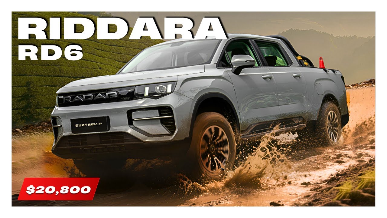 RIDARRA RD6 PICKUP TRUCK EV IS BETTER THAN TOYOTA HILUX! 2025 - YouTube