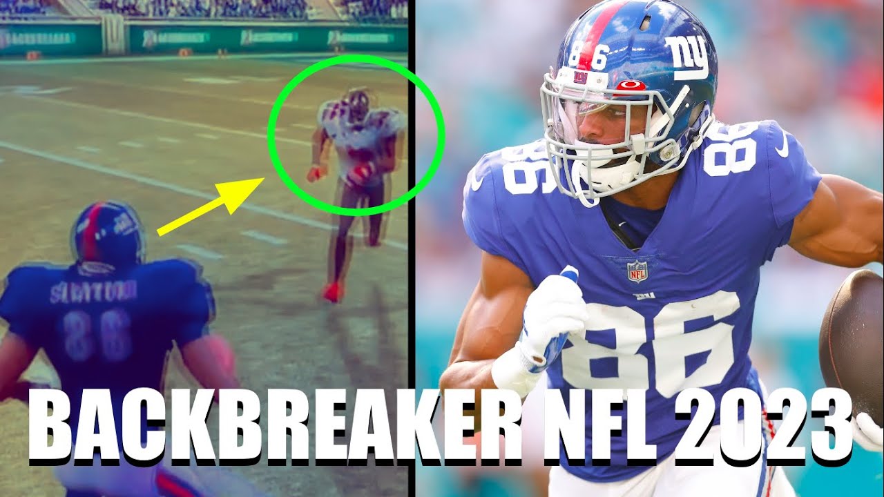 DARIUS SLAYTON TWIRLS TOWARDS THE SIDELINE | Backbreaker NFL 2023 - YouTube