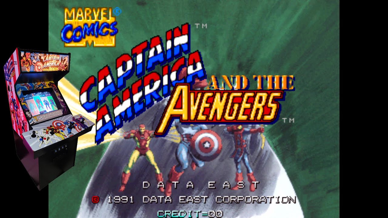 Arcade - Captain America and the Avengers - Data East 1991 - YouTube
