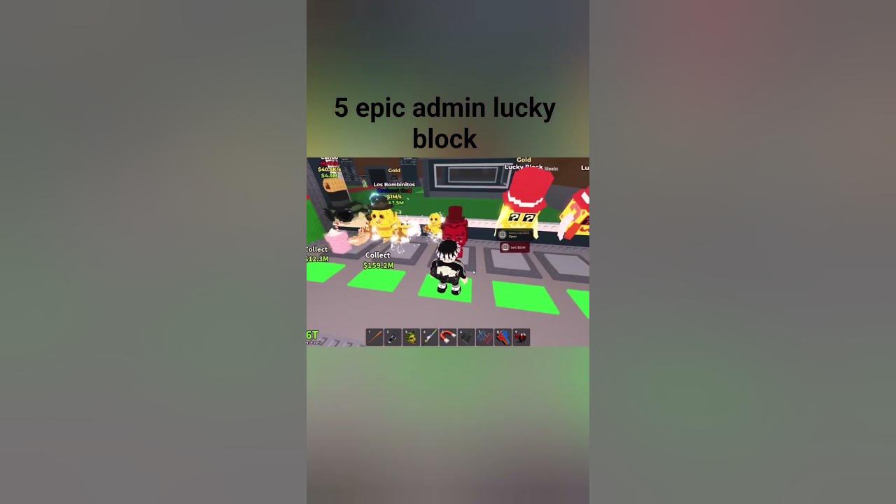 5 epic admin Lucky block #roblox - YouTube