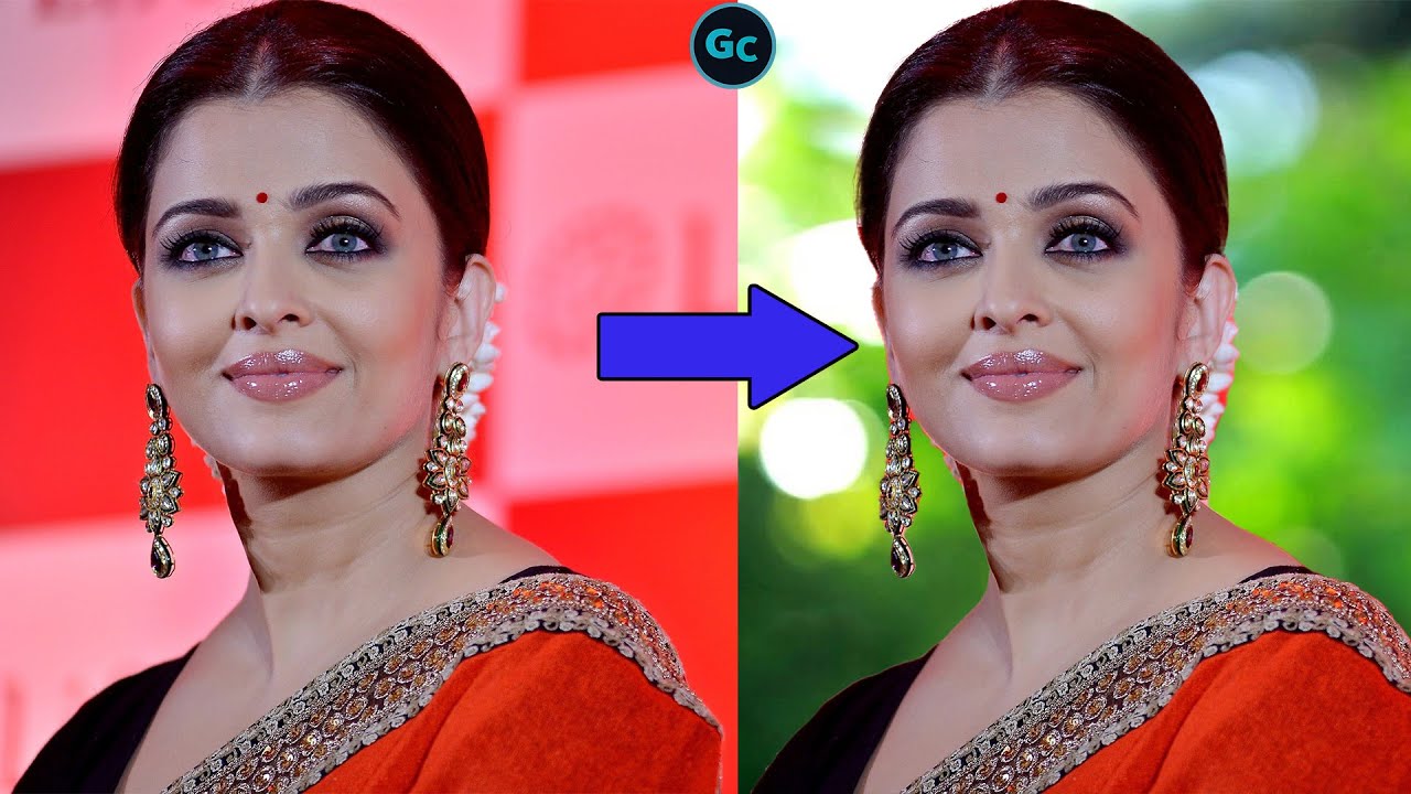 How to change photo background on forest background editing cc ...