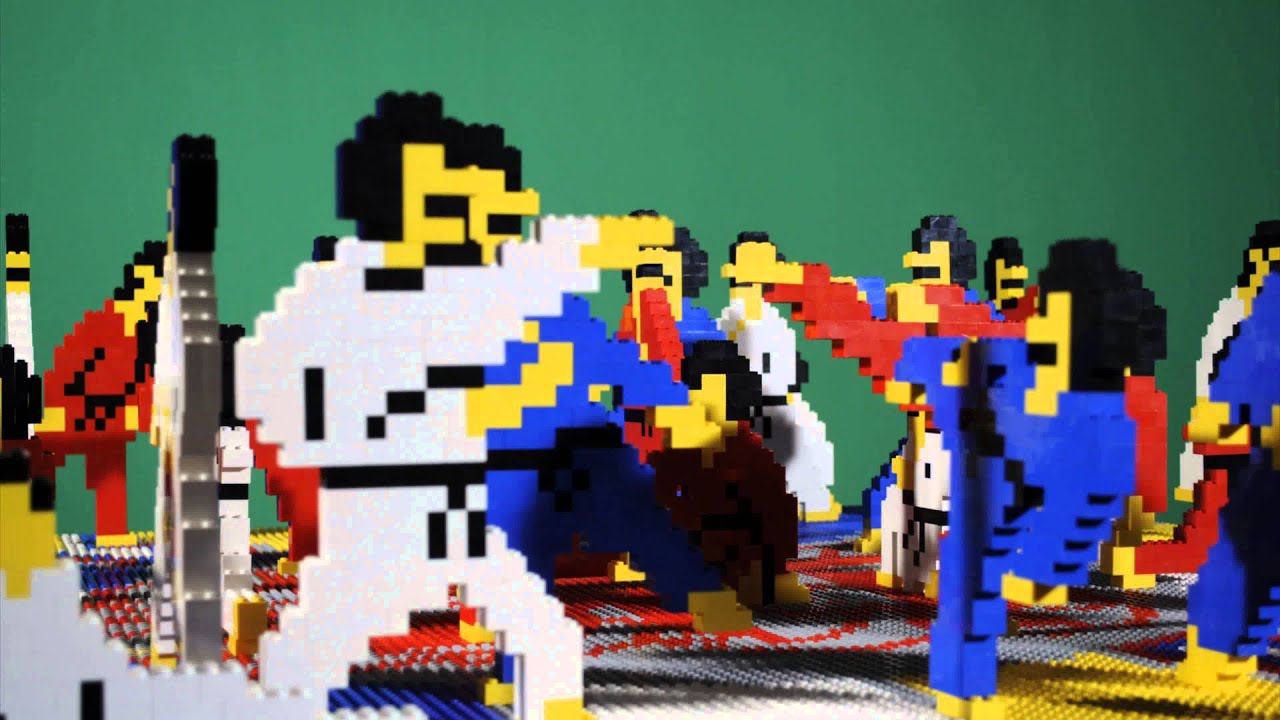 LEGO 8-bit trip 4K - YouTube