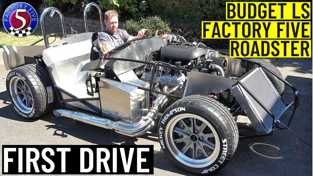 Budget LS Factory Five Cobra | First Drive - YouTube