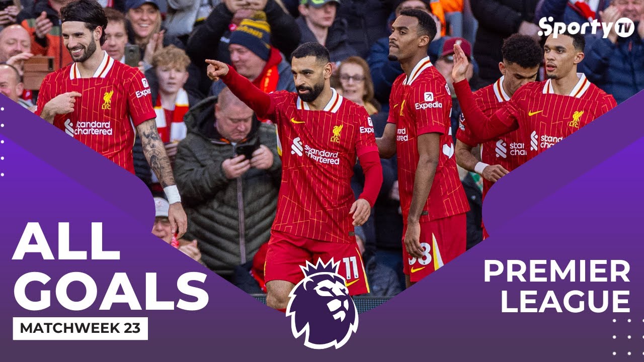 Premier League | ALL GOALS Gameweek 23 24/25 - Full Highlights ...