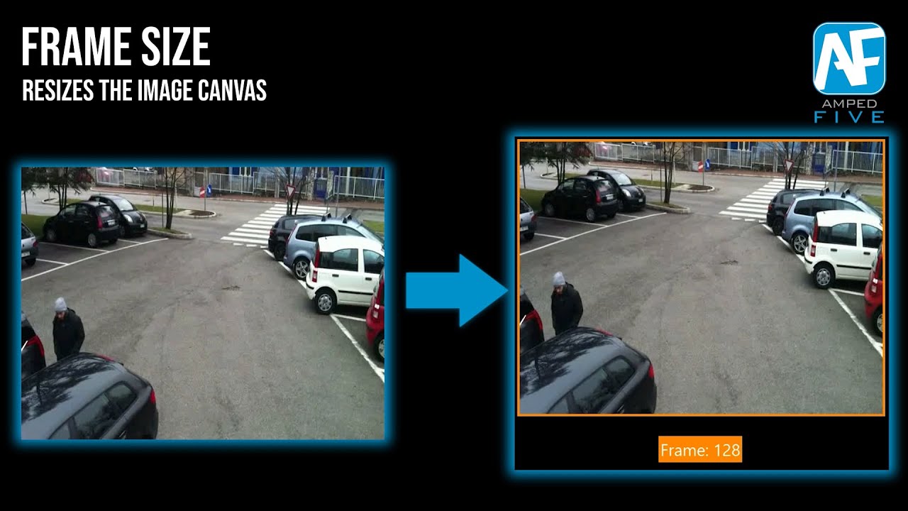 Frame Size: Resize the Image Canvas in Amped FIVE - YouTube