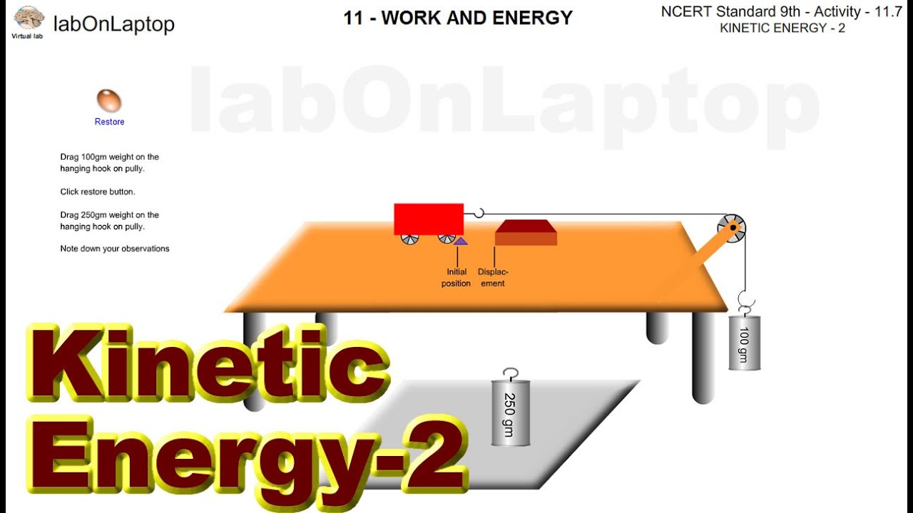 NCERT Class 9th - Activity 11.7 | Work and Energy | Kinetic Energy - 2 ...