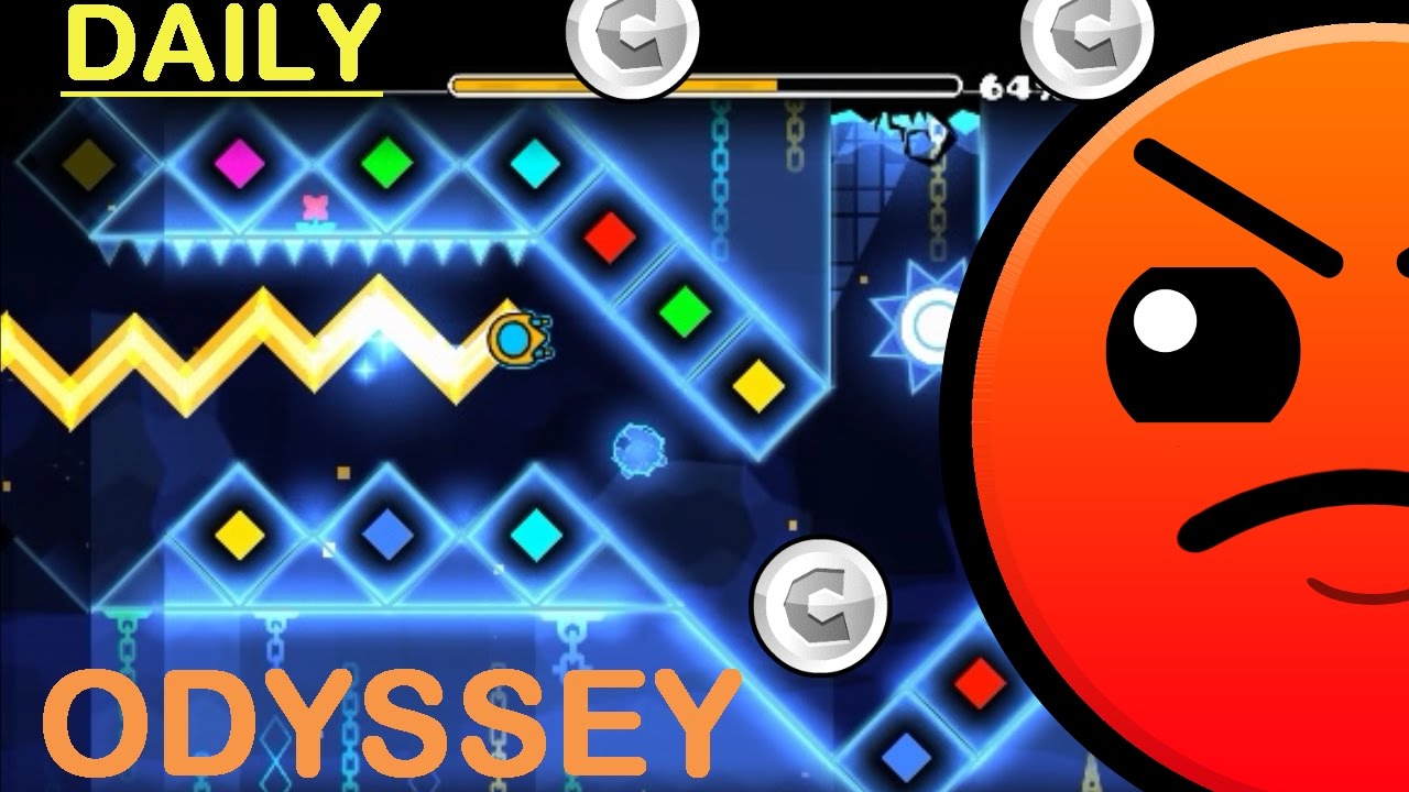Odyssey by Ferdefunky | Geometry Dash 2.1 | Daily level 77 ...