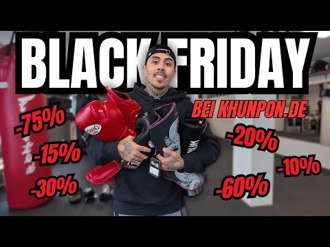 Der GRÖßTE Kampfsport SALE!  - Meine TOP 10 BLACK FRIDAY DEALS bei KhunPon.de