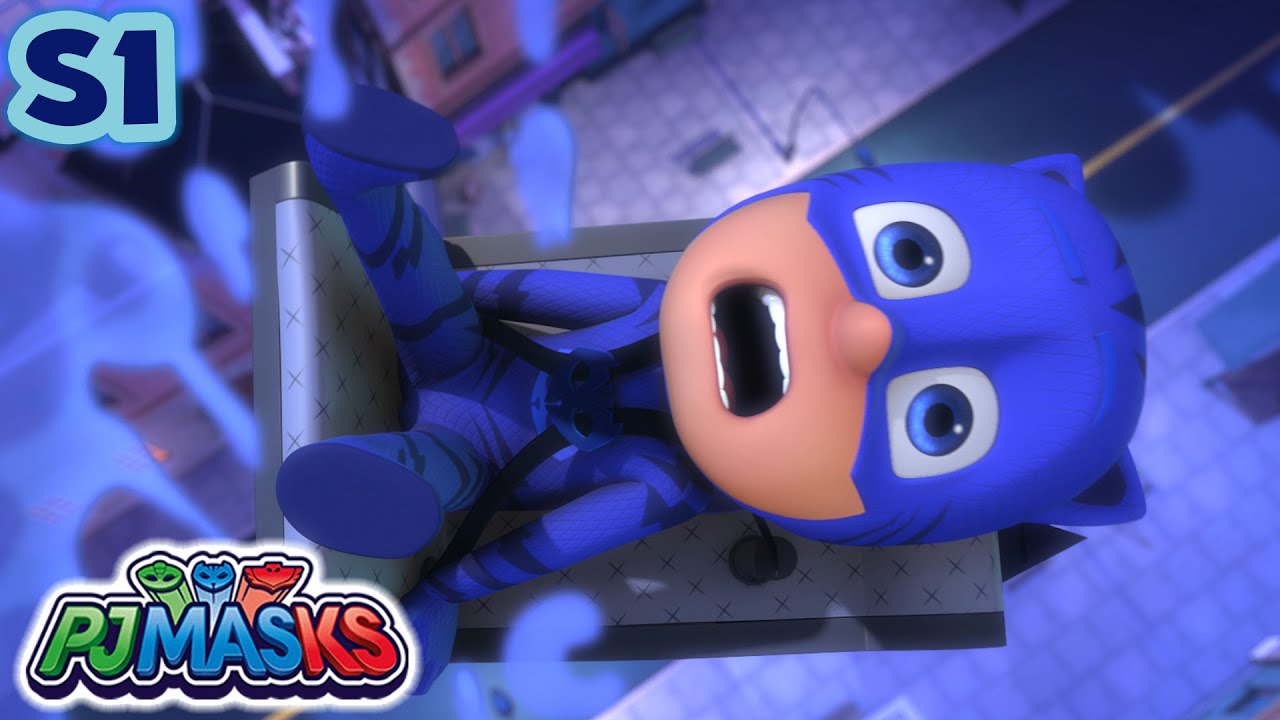 Catboy VS. Robo-Cat | PJ Masks S1 E15 | Cartoon for kids - YouTube