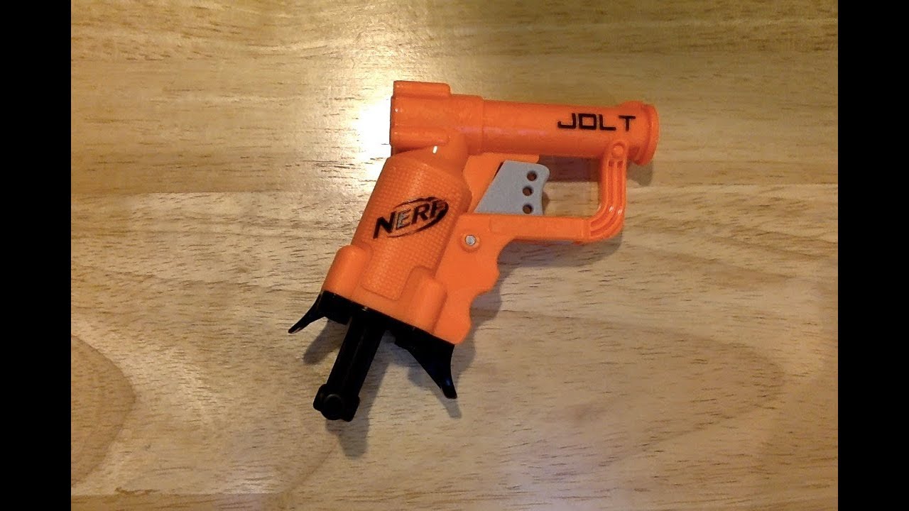 Nerf Jolt Review- Guest Star Christopher Rekstad - YouTube