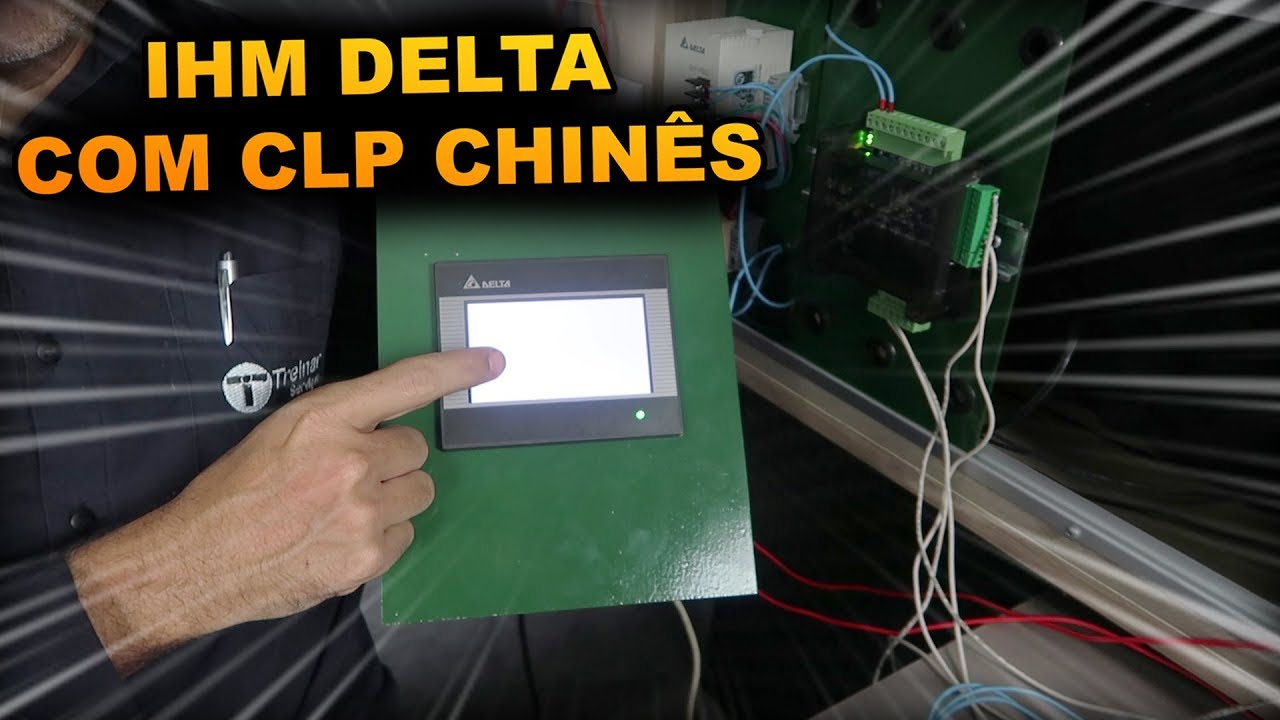 Comandei O Clp Chinês Com Uma Ihm Da Delta Youtube