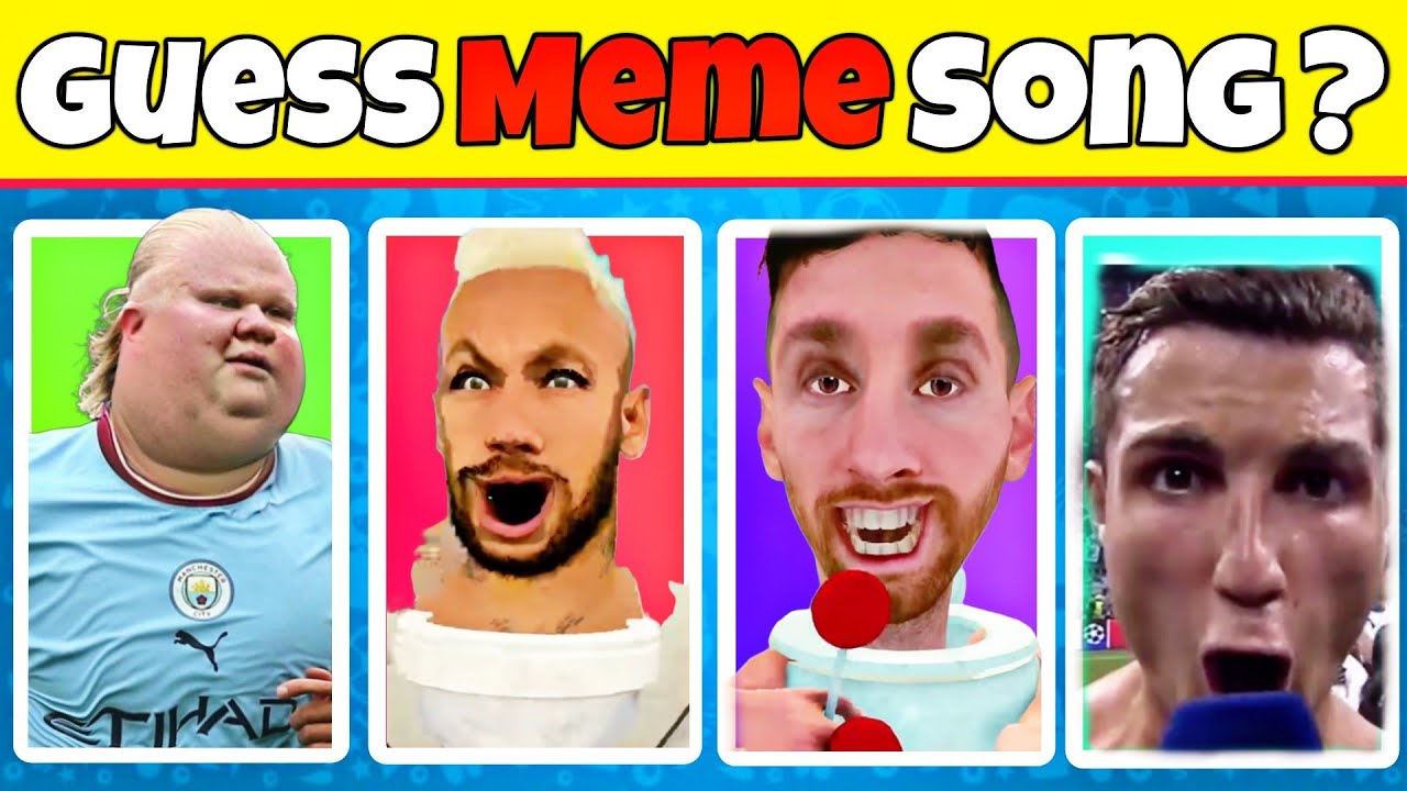 Guess Meme SONG of Football Player 😁 Skibidi Toilet messi, Ronaldo ...
