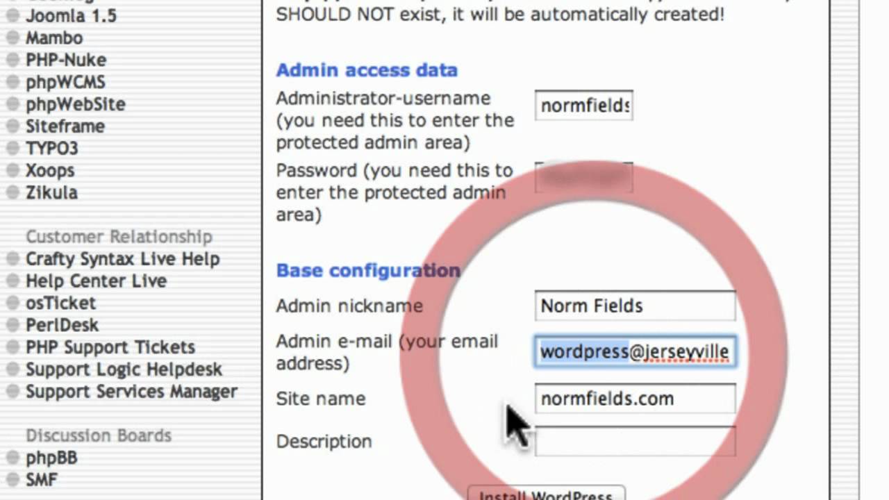 Wordpress Tutorials Lesson 2 Installing Wordpress Youtube