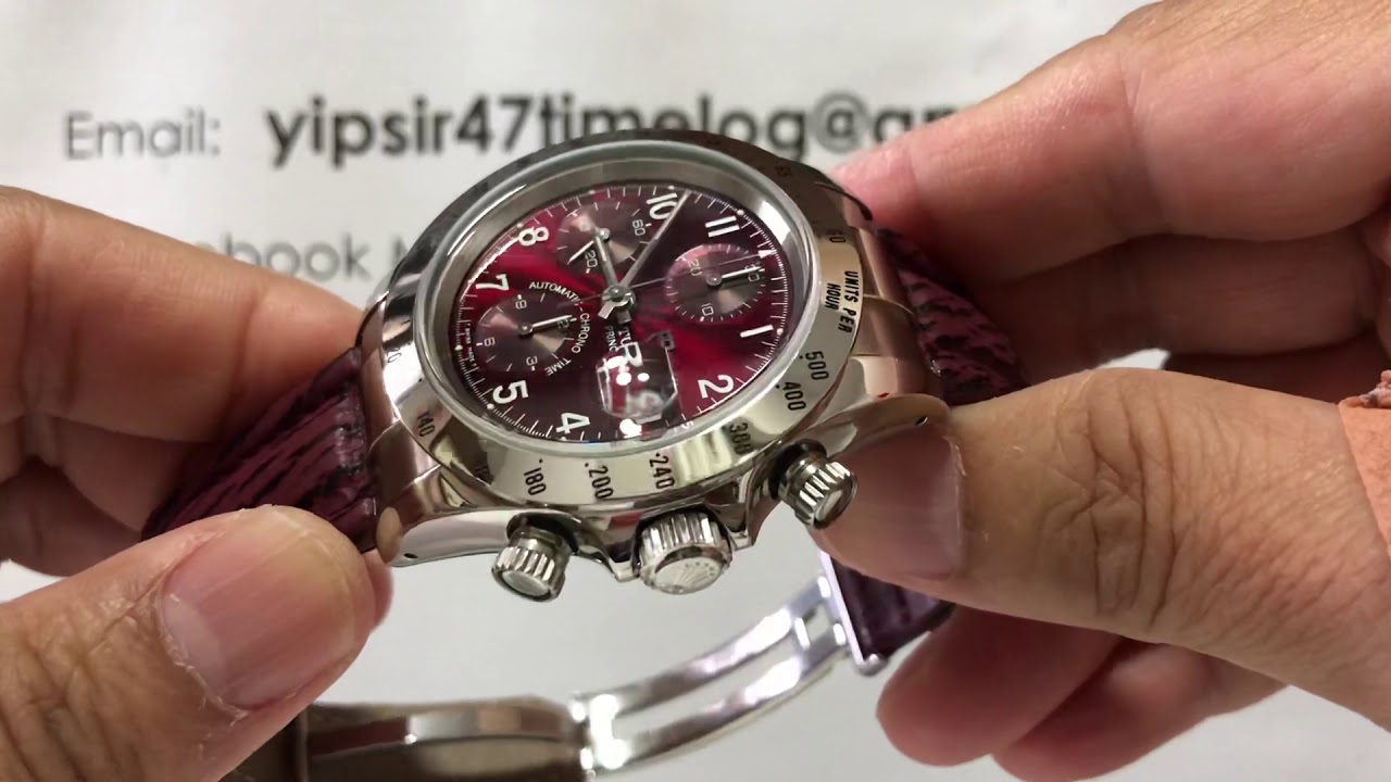 TUDOR PRINCE DATE CHRONOGRAPH 79280 電紅面 - YouTube