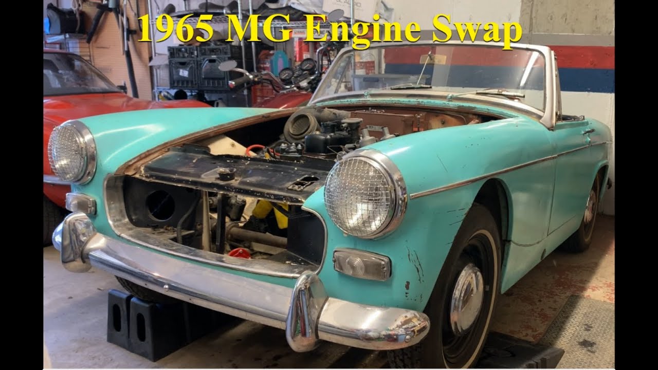 1965 MG Engine Swap - YouTube