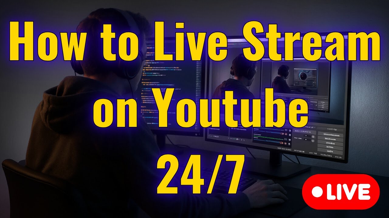 how to stream 24/7 on youtube? - YouTube