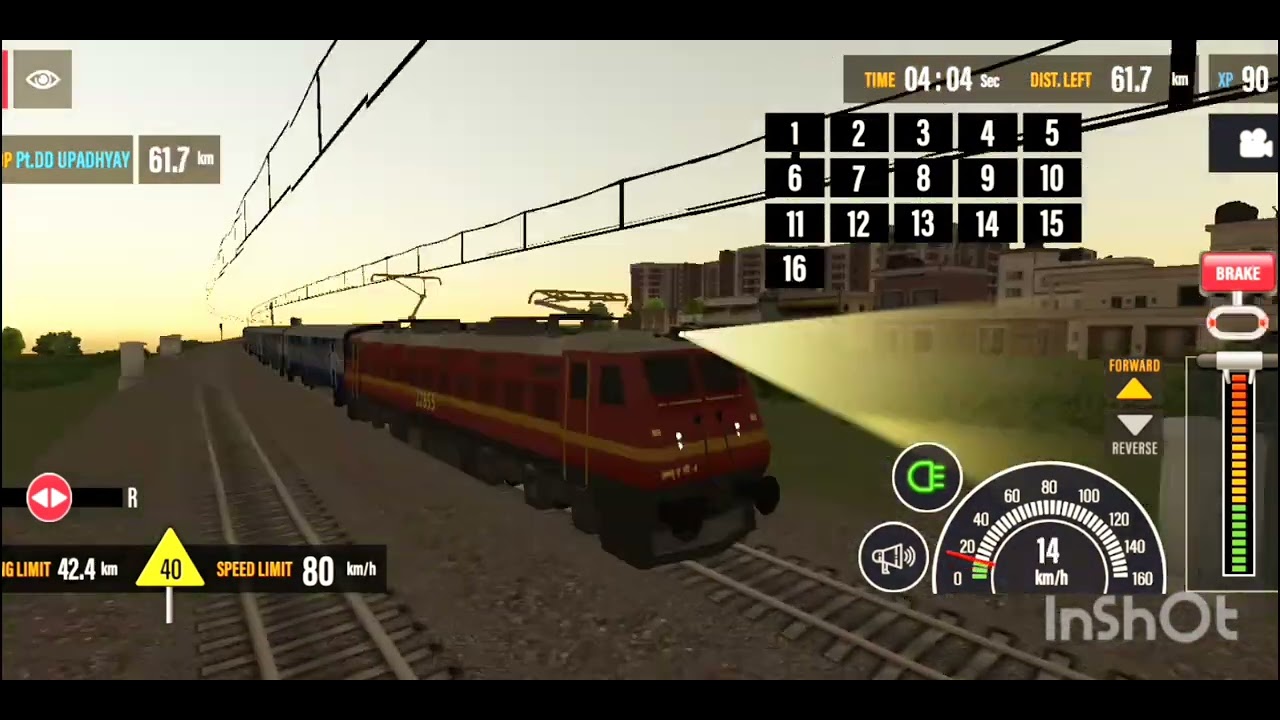 Indian train simulator game😱 //Android gameplay🤗 //ilahabad jn to ...