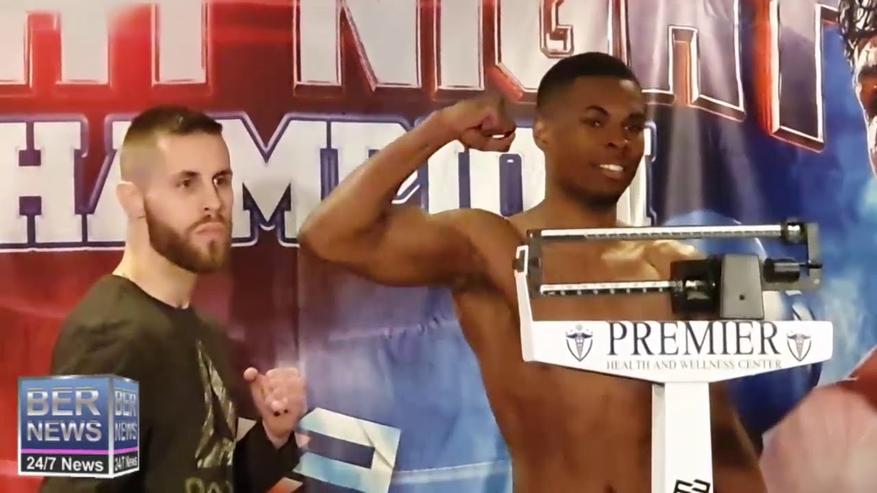Fighters Weigh In For Fight Night, Jan 17 2020 - YouTube