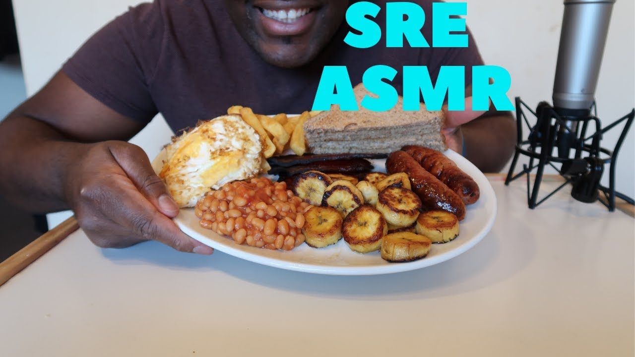 ASMR Eating Breakfast EATING SOUNDS (Some Soft Whispers) - YouTube