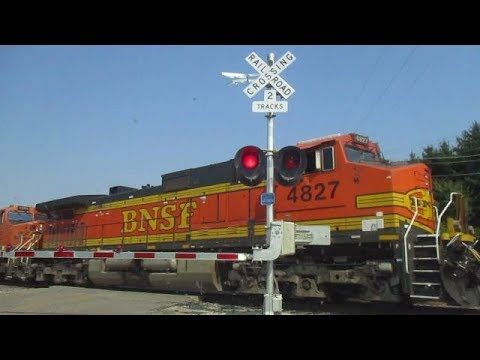 BNSF 4827 East VSTPCHC (9-12-2017) - YouTube