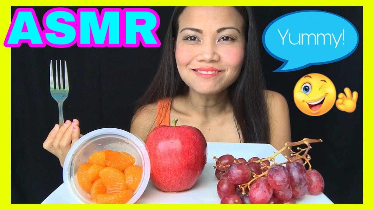Asmr Eating Crispy Crunchy Fruits No Talking Asmr Relaxing Eating